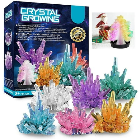 Diy Crystal Christmas Tree Kids Crystal Growing Kit Science Experiments ...