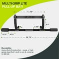ProsourceFit Multi-Grip Lite Pull Up/Chin Up Bar, Fitness Exercise Tool ...