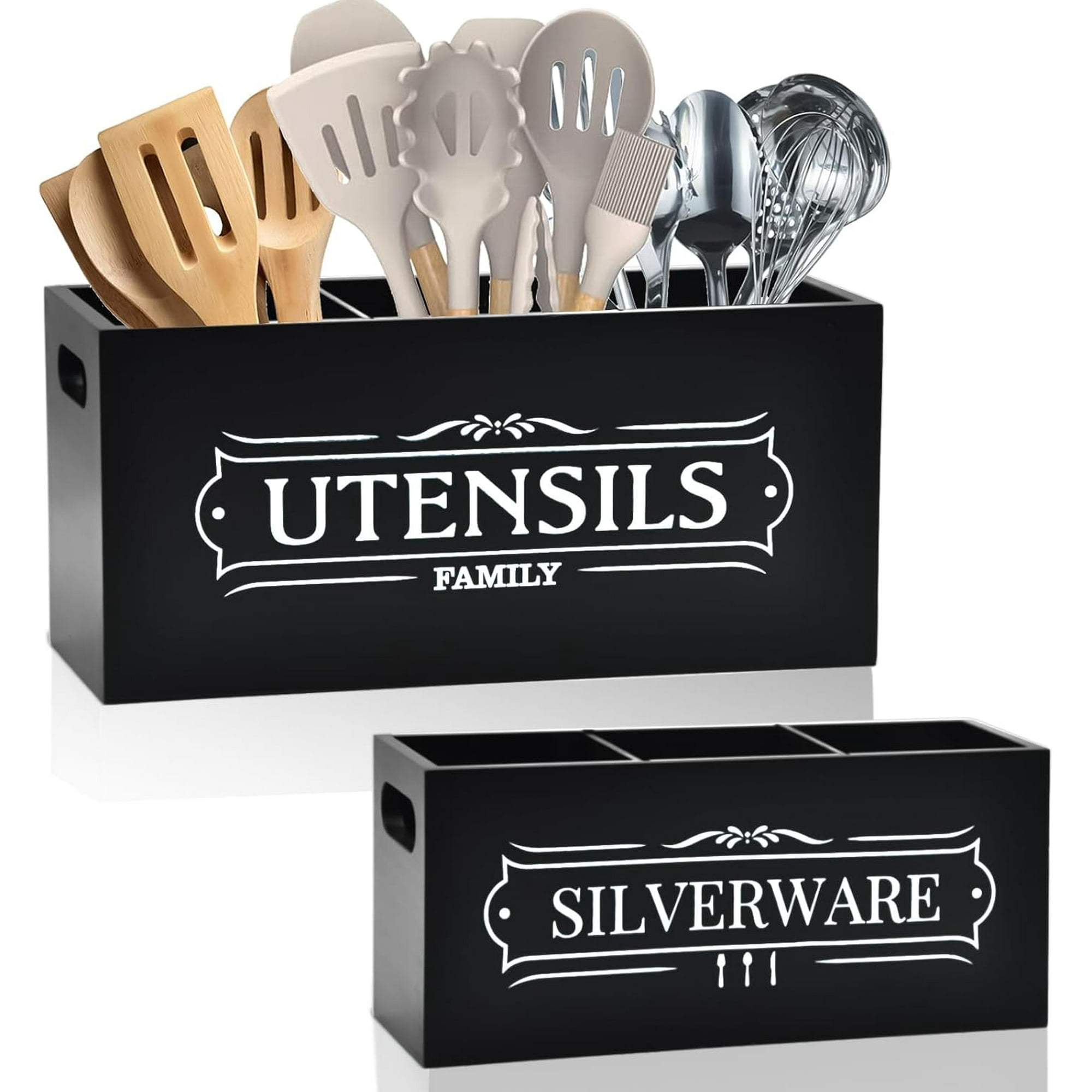 Click here for Hesignd Kitchen Utensil And Silverware Holder Set... prices