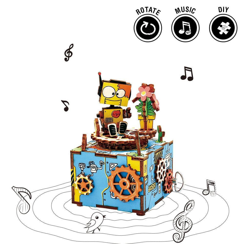 Robotime DIY Music Box-Machinarium - Walmart.com - Walmart.com