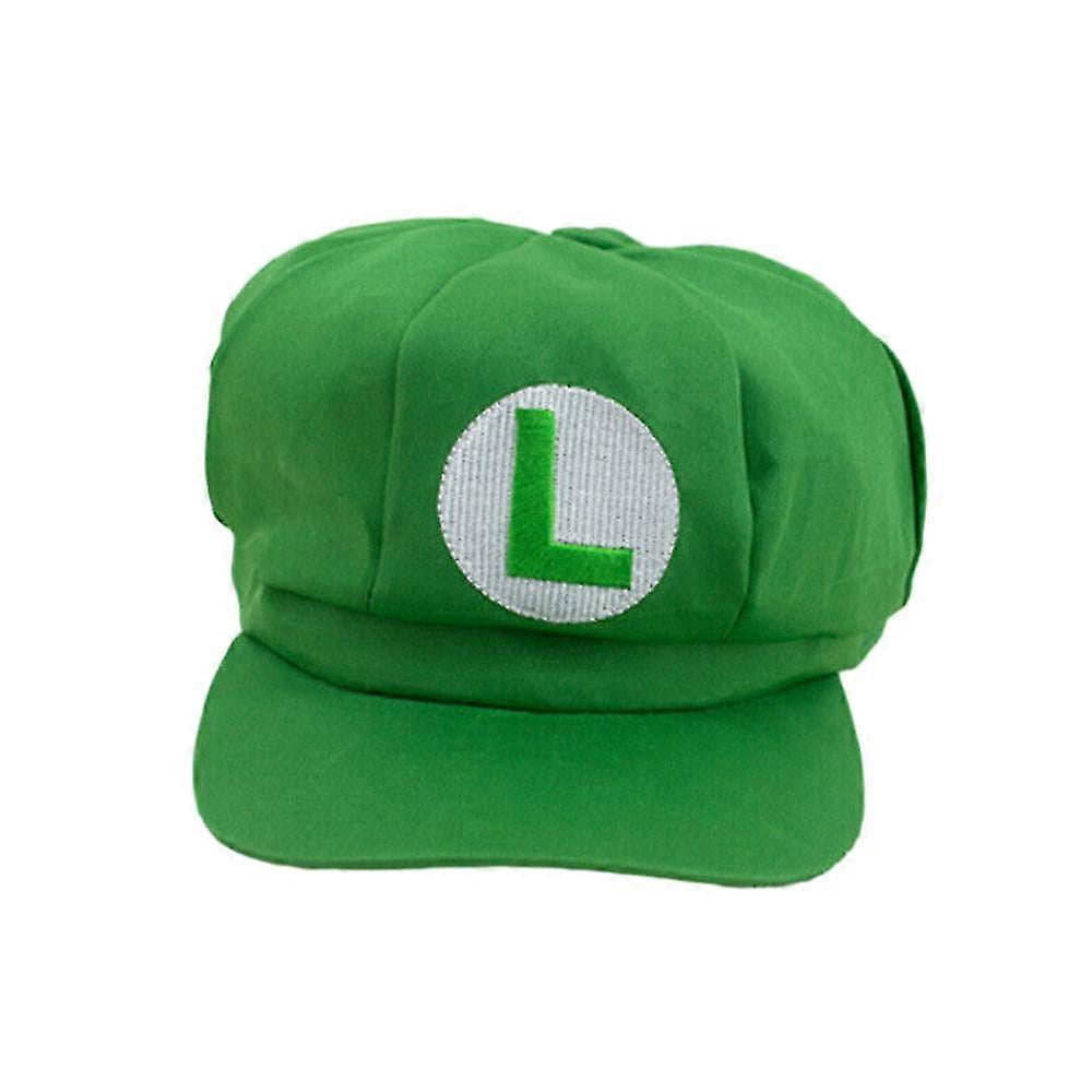 Super Mario Bros Luigi Letter Anime Baseball Cap Adult Waluigi Wario ...