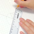 BAZIC Plastic Clear Rulers 12 inch (30cm), Inches Centimeter Metric ...