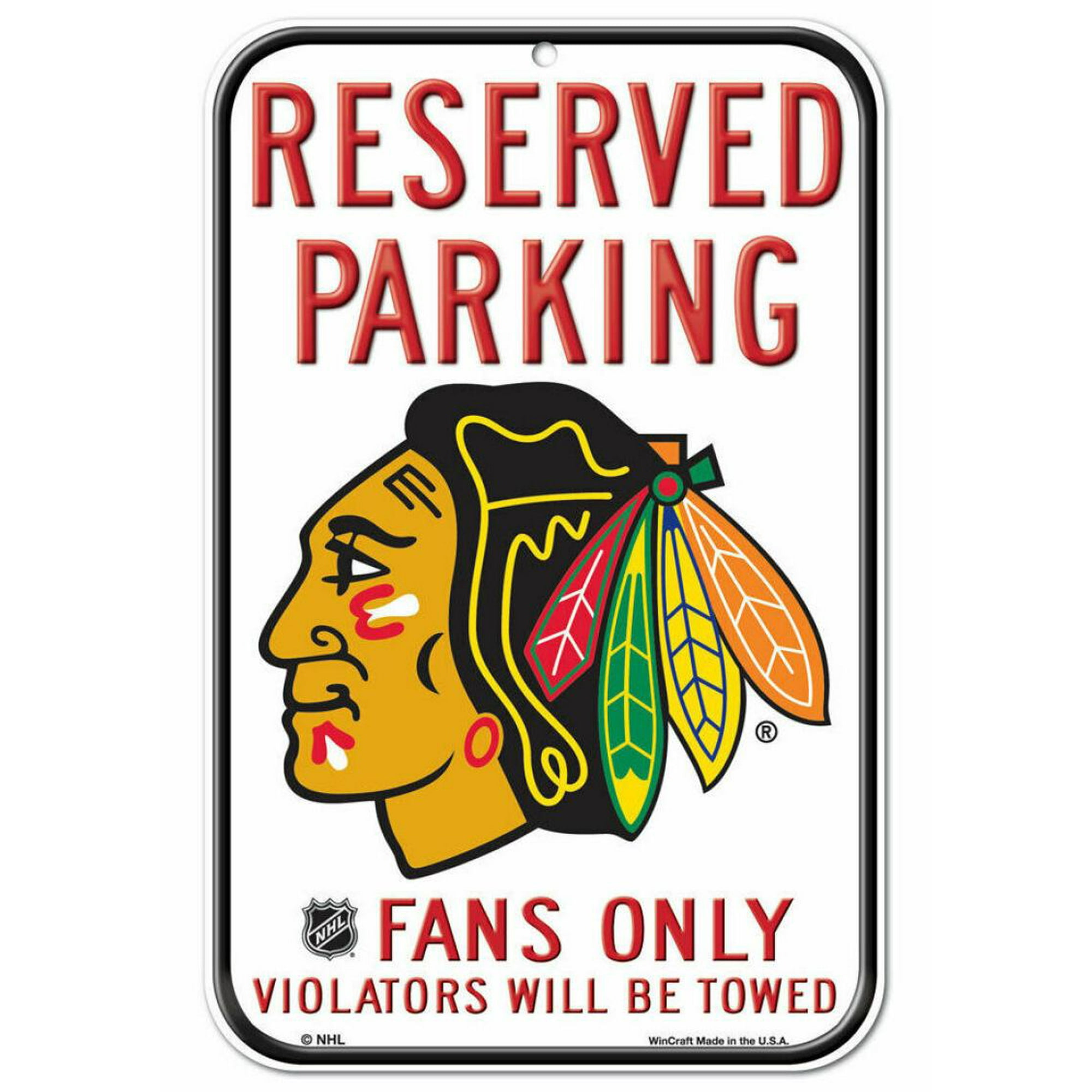 Click here for Chicago Blackhawks Wincraft 11X17 Reserved Parking... prices