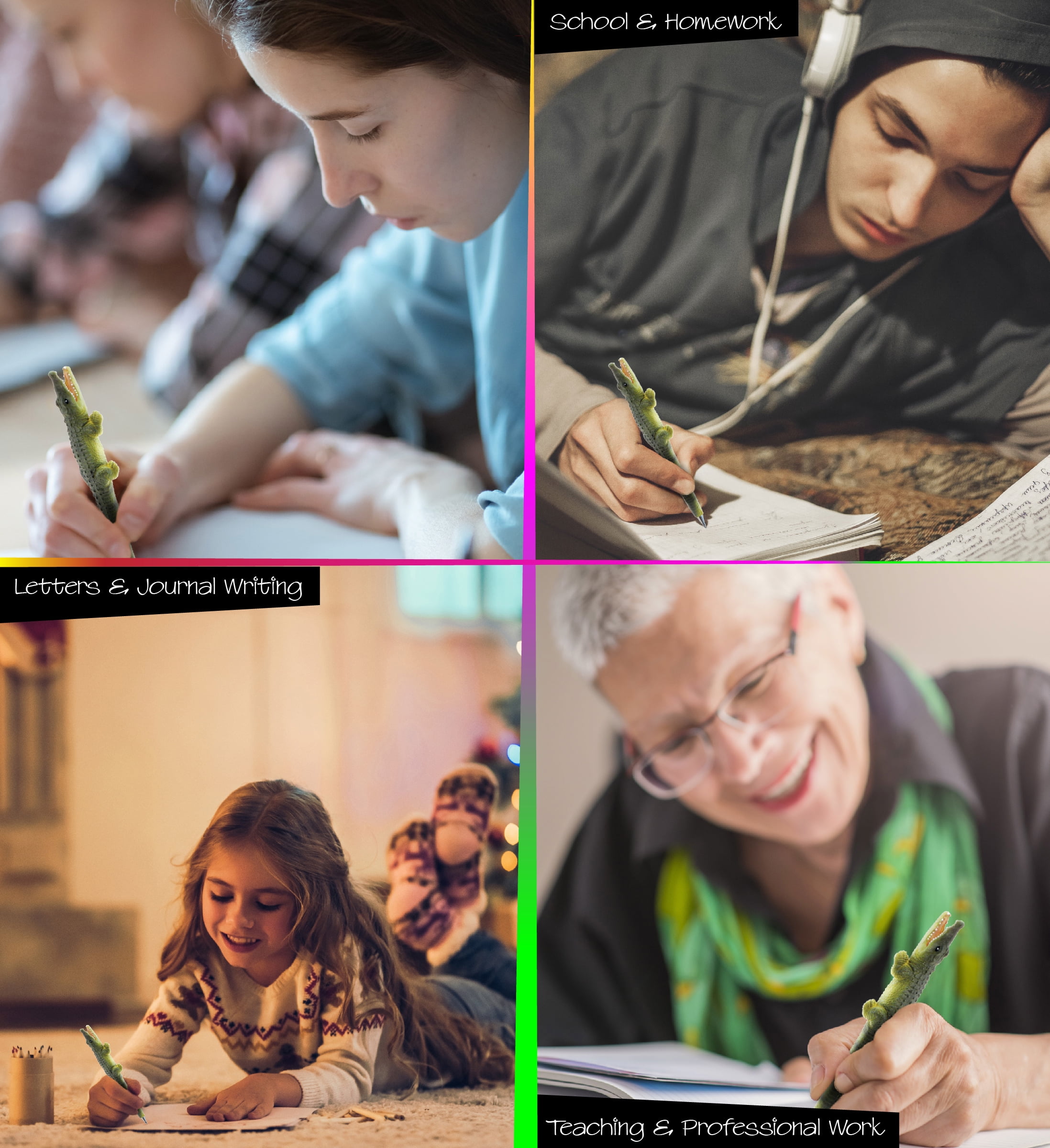 Planet Pens Alligator Novelty Pen – Cute Fun & Unique Kids & Adults ...