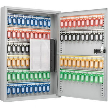 AdirOffice 40 Key Steel Digital Lock Wall Mount Key Cabinet Organizer ...