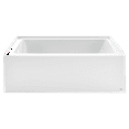 American Standard Studio 60x30 in Acrylic Apron Bathtub, Right Drain ...