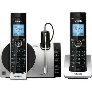 VTech, VTEIS71212, Vtech IS7121-2 A/V Answ Sys DECT 6. 2 Handset, Black ...
