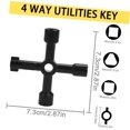 Myst Design 4-Way Sillcock Key and Utilities Key Set, Commercial Water ...