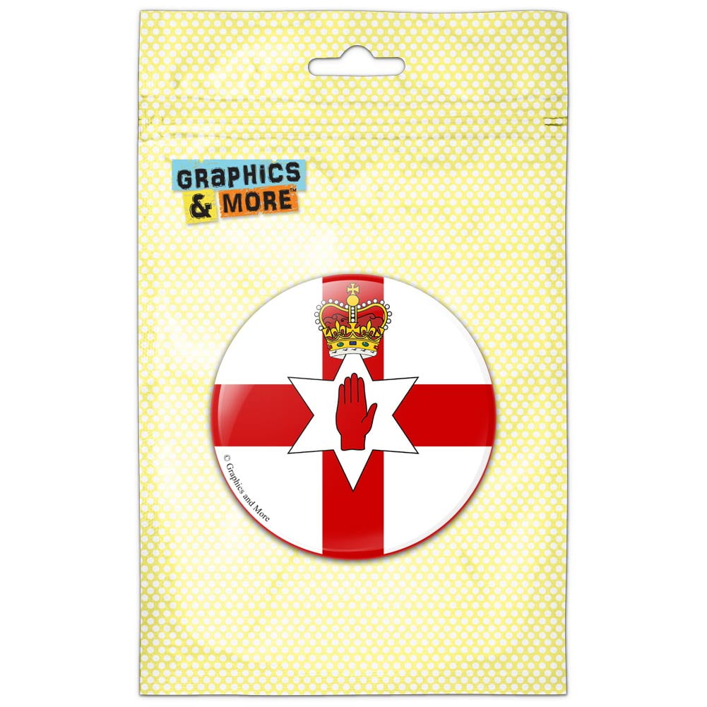 Northern Ireland Flag Ulster Banner Refrigerator Button Magnet ...
