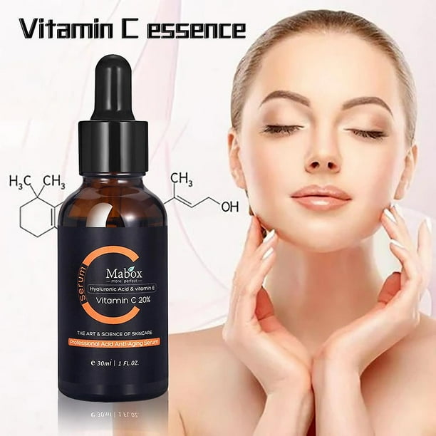 Sérum facial tópico HUOGUO Vc con ácido hialurónico 30 ml | Bodega Aurrera en línea