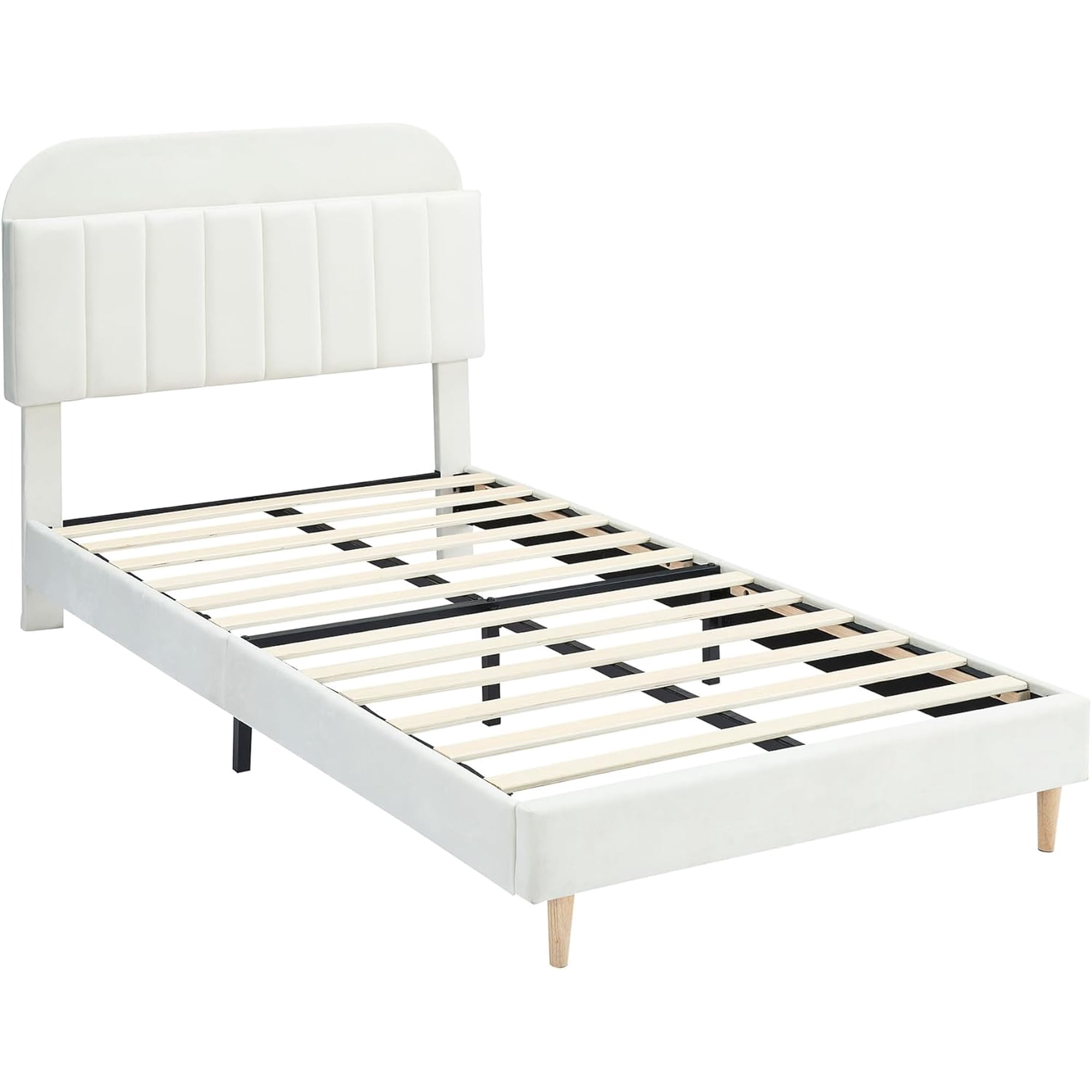 Click here for Bingirl Twin Bed Frame With Upholstered Platform A... prices