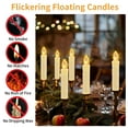 Wiipahome Flameless Pillar Candles with Remote,10 Pack Outdoor LED Fake ...