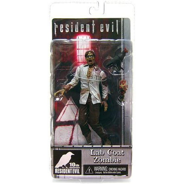 NECA Resident Evil 10th Anniversary Lab Coat Zombie Action Figure ...