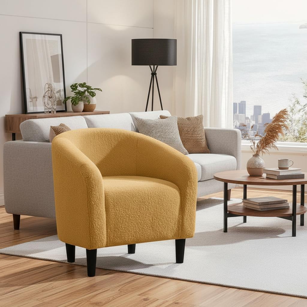 Click here for Twister. Ck Accent Chair  Boucle Barrel Chairs  Co... prices