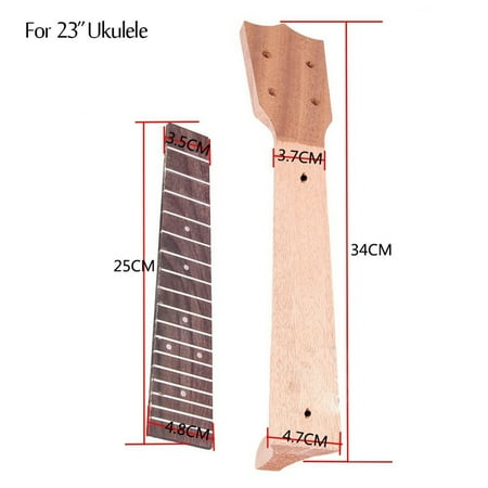 Tenor Ukulele Neck & Fretboard Ukulele Neck Set For 21 23 26 Inch ...