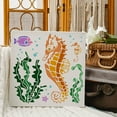 Seahorse Stencil Reusable Seahorse Template for Painting Sea Animal ...