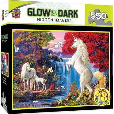 "MasterPieces Glow in the Dark Jigsaw Puzzle for Adults & Teens ...