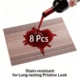ACDANC 2026 New Placemats Set of 8 Waterproof Hot Pads for Dining ...