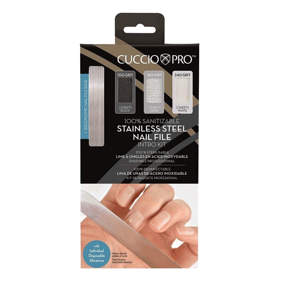 Cuccio Pro Stainless Steel Nail File INTRO KIT - Walmart.com