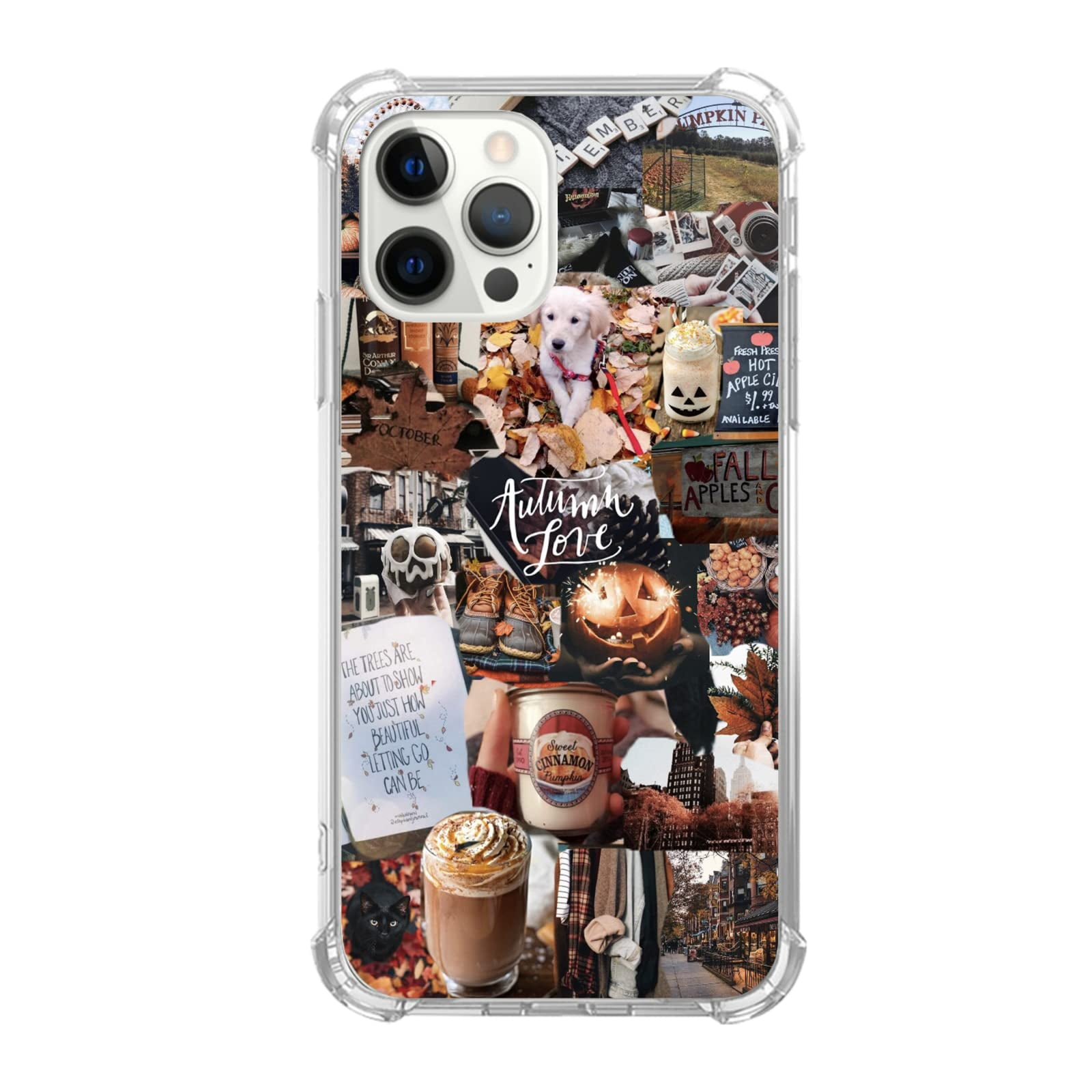 Halloween Collage Case for iPhone 14 Pro Max,Aesthetic Art Design TPU ...