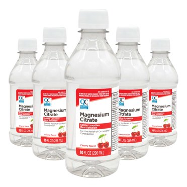 4 Pack - Quality Choice Magnesium Citrate, Saline Laxative Oral ...