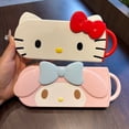 Cute Cartoon Character Utensil Set with Case, Stainless Steel Fork ...