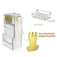 ASIASN-RJ45 Connectors, Cat 6A RJ45 Modular Plug (Three-Piece Suit ...