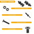 488 Pcs M4 Screws Set, M4 Bolts and Nuts Set, Countersunk Screws, Hex ...