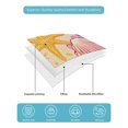 Coastal Summer 3 Piece Quilt Bedding Set with 2 Pillow Shams, Yellow ...