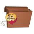 Smead Extra-Wide 5 1/4" Exp Wallets with Elastic Cord, Redrope, Ltr ...