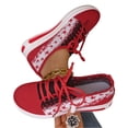 Women Trainers Sports Running Shoes Red White Blue Causal Travel ...