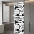 Chicken Cow Pig Window Privacy Film, Farmhouse Animal Windmills ...