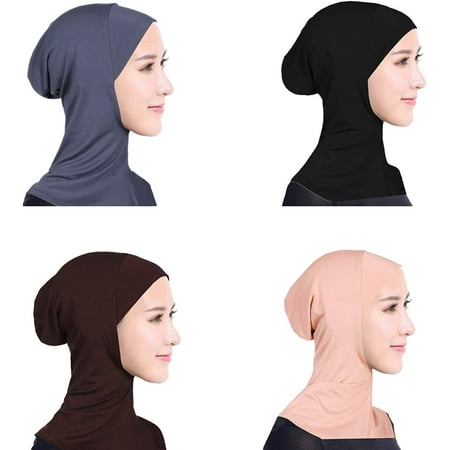 Women's Hijab Cap Full Coverage Head and Neck Muslim Hijiabs Tube ...