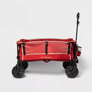 Ozark Trail Folding Camping Utility Wagon with Removable, Collapsible ...