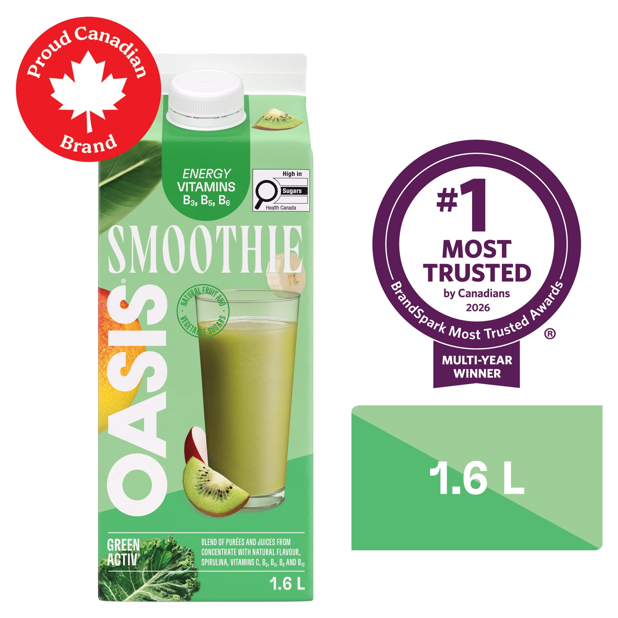 Click here for Oasis Smoothie Green Activ  1.6l 1.6 L prices
