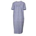 Elegant Emily Women's Snap-Front Duster Robe With Pockets - Pastel ...