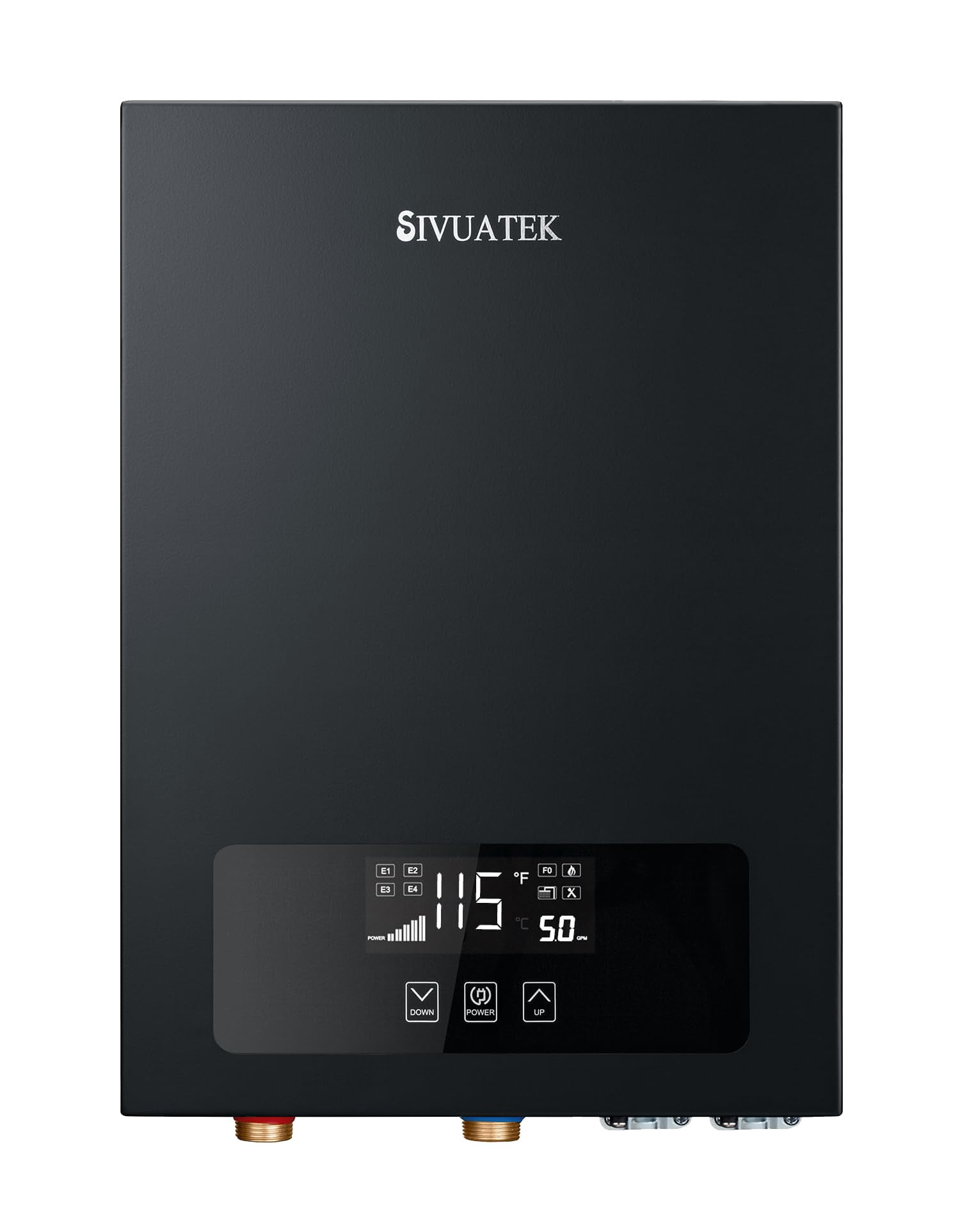Calentador de agua eléctrico sin tanque SIVUATEK V7B-240B 24kW 240V ...