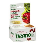 Beano Extra Strength, Gas Prevention & Digestive Enzyme Supplement, 30 ...