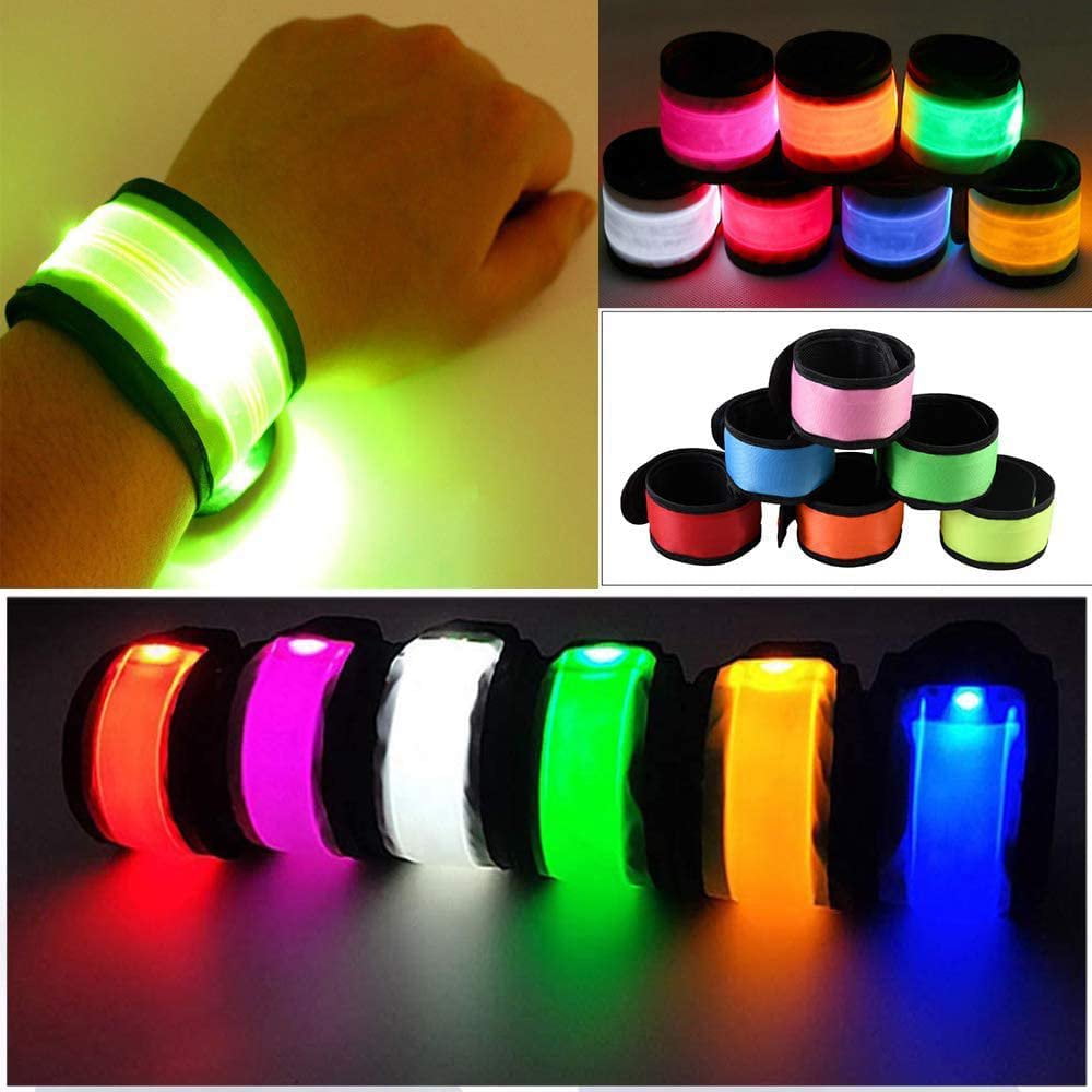 Click here for Mesase 7 Pack Led Light Up Band Glowing Slap Brace... prices
