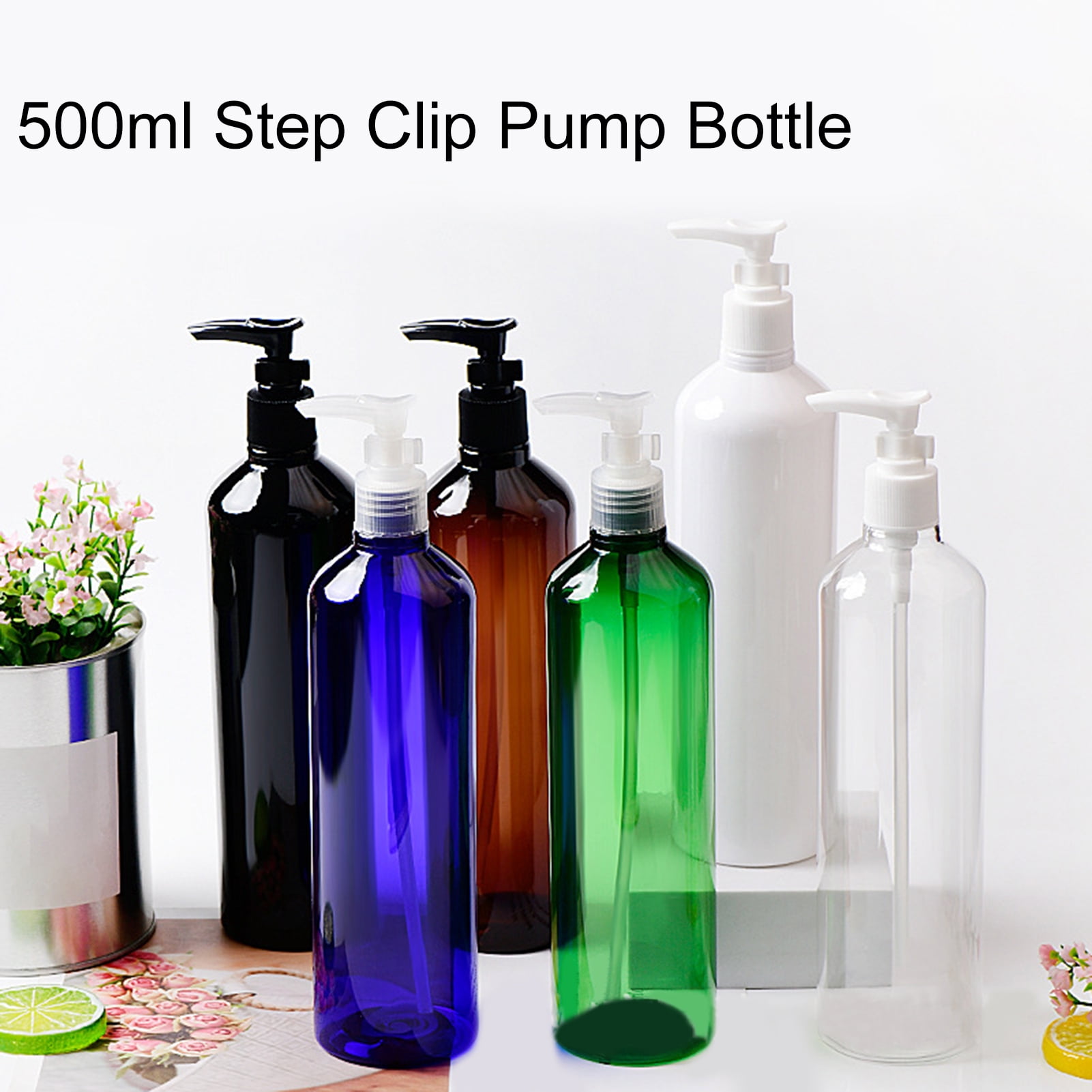 dianhelloya 500ml Shampoo Empty Bottle Good Sealing Reusable ...