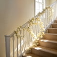 Artificial Flower Vines, Fake Flower Rattan Strip, Decorative Vines for ...