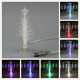 USB Powered 7 Colors Changing Fiber Optic Christmas Tree Xmas LED Light ...