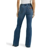 Wrangler® Women's Retro High Rise Trouser Jean - Walmart.com
