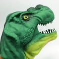 Dinosaur Hand Puppet Props, Soft Rubber Animal Head With Movable Mouth ...