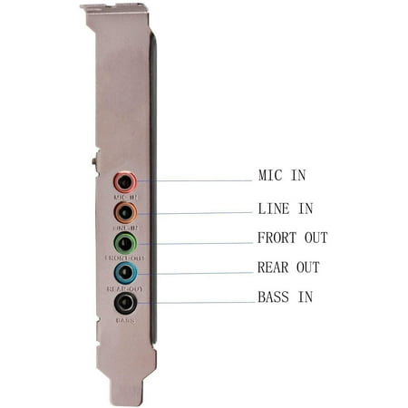 Padarsey PCIe Sound Card, 5.1 Internal Sound Card for PC Windows 10 ...
