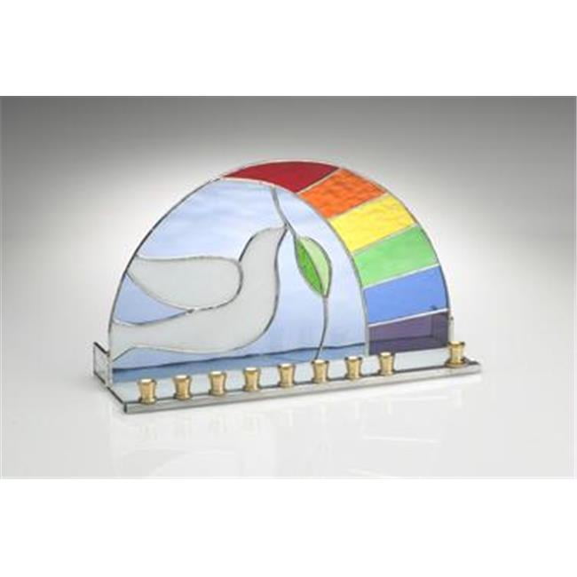 Dove of Peace Menorah- Stained Glass - Walmart.com