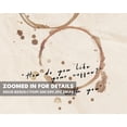 Affixzi Coffee Stain Poster: Rustic Kitchen Wall Art, Romantic Quote ...