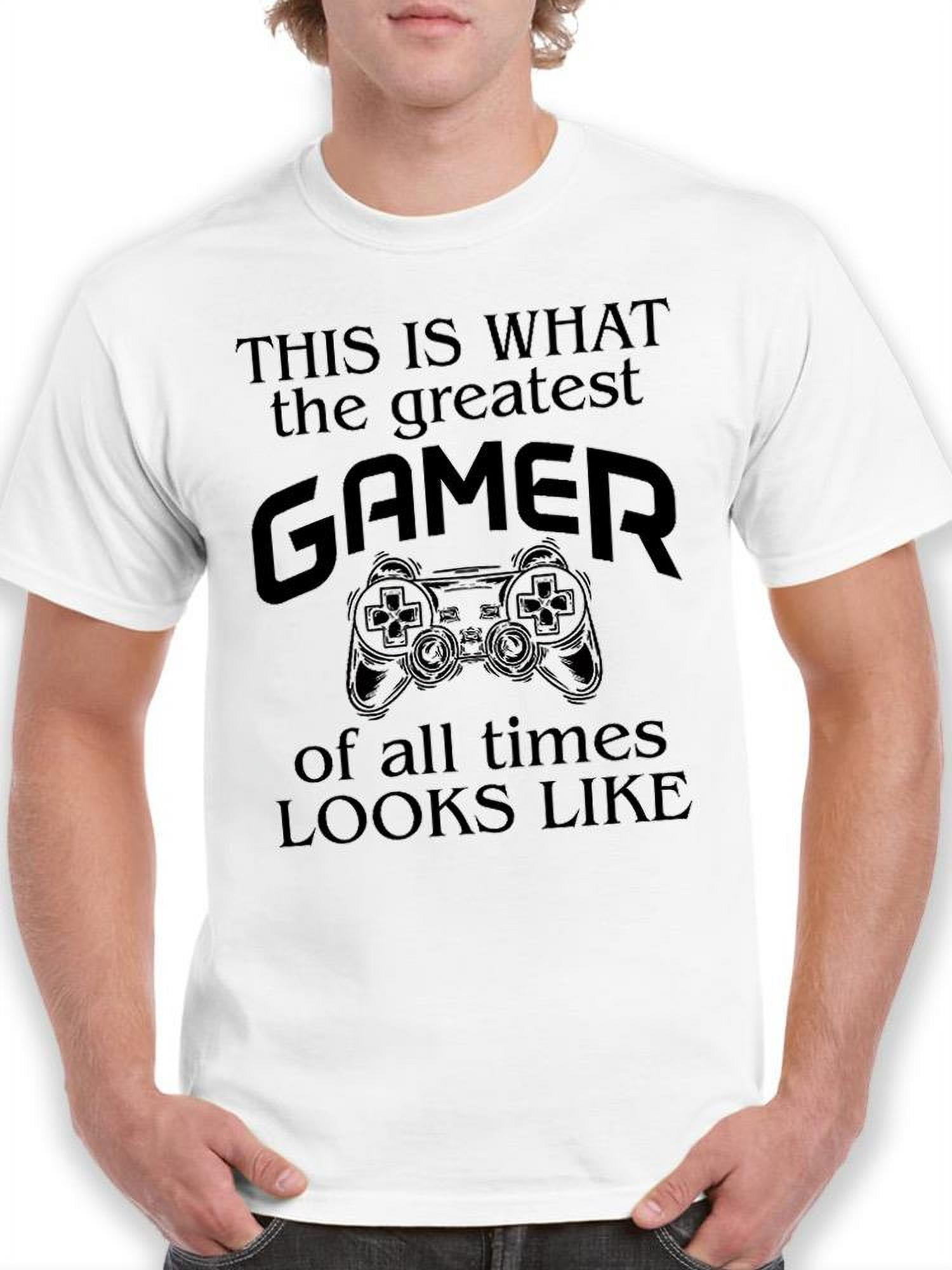 Greatest Gamer Of All Time T-Shirt Men -SPIdeals Designs, Male Small ...