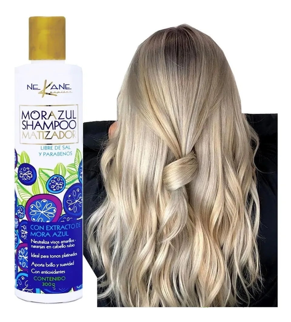 Shampoo Mora Azul Nekane & Percapelli Matizador 300 Ml | Walmart en línea