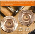 3PCS Grinding Wheel 4" Angle Grinder, Wood Carving Disc Tool for ...